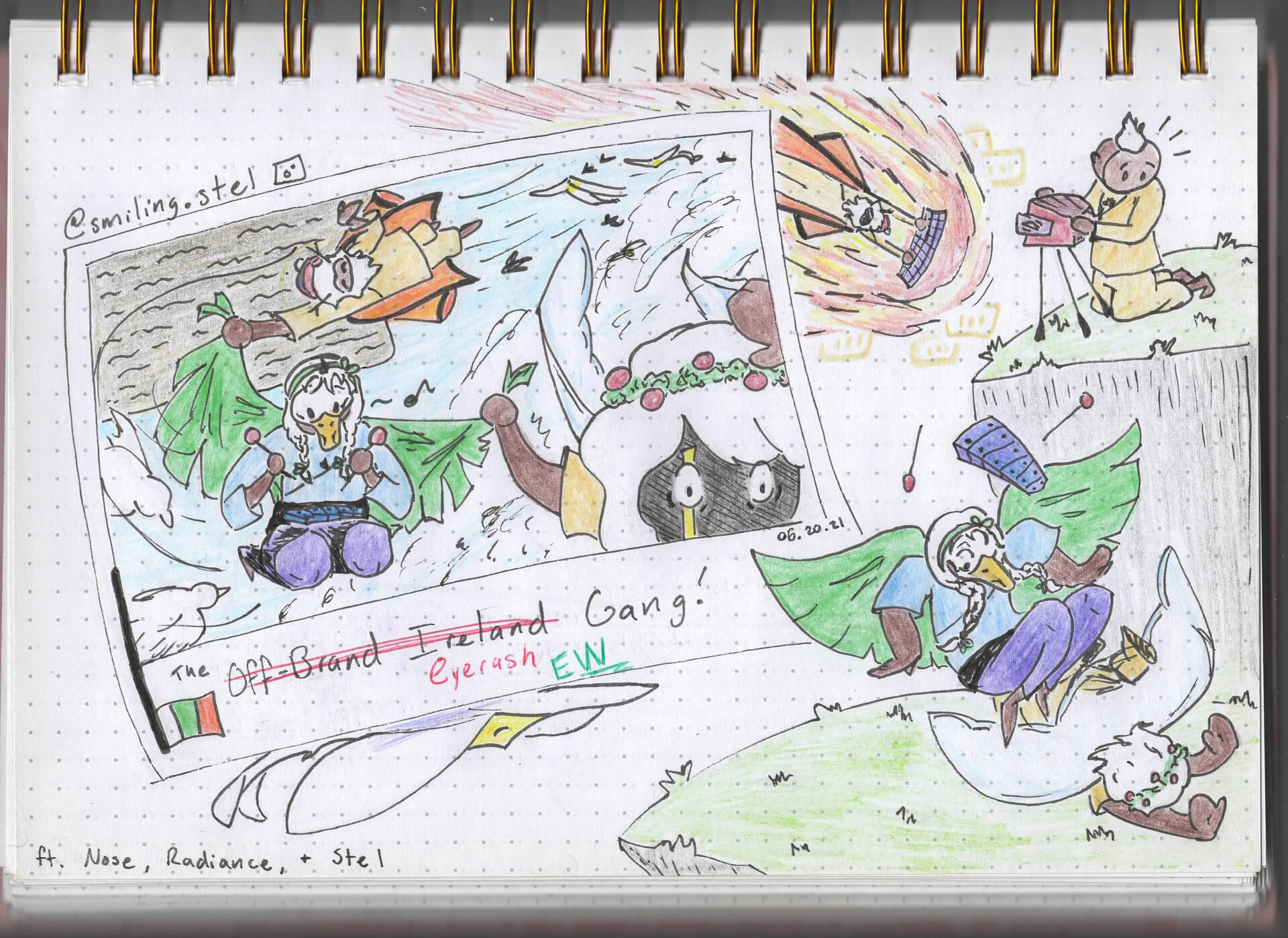 ArtStation - Sky Friends illust