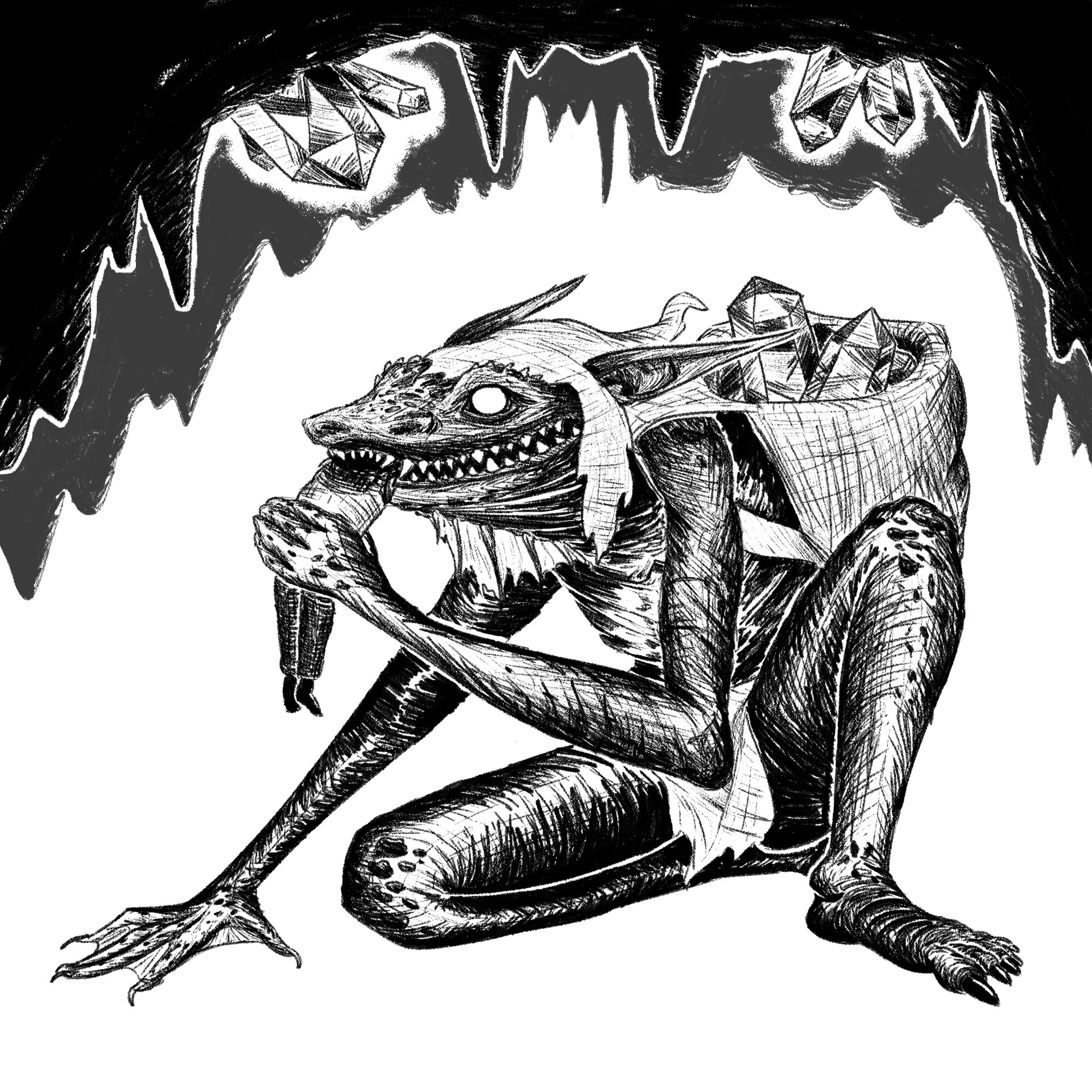 ArtStation - Lizard Cave Creature