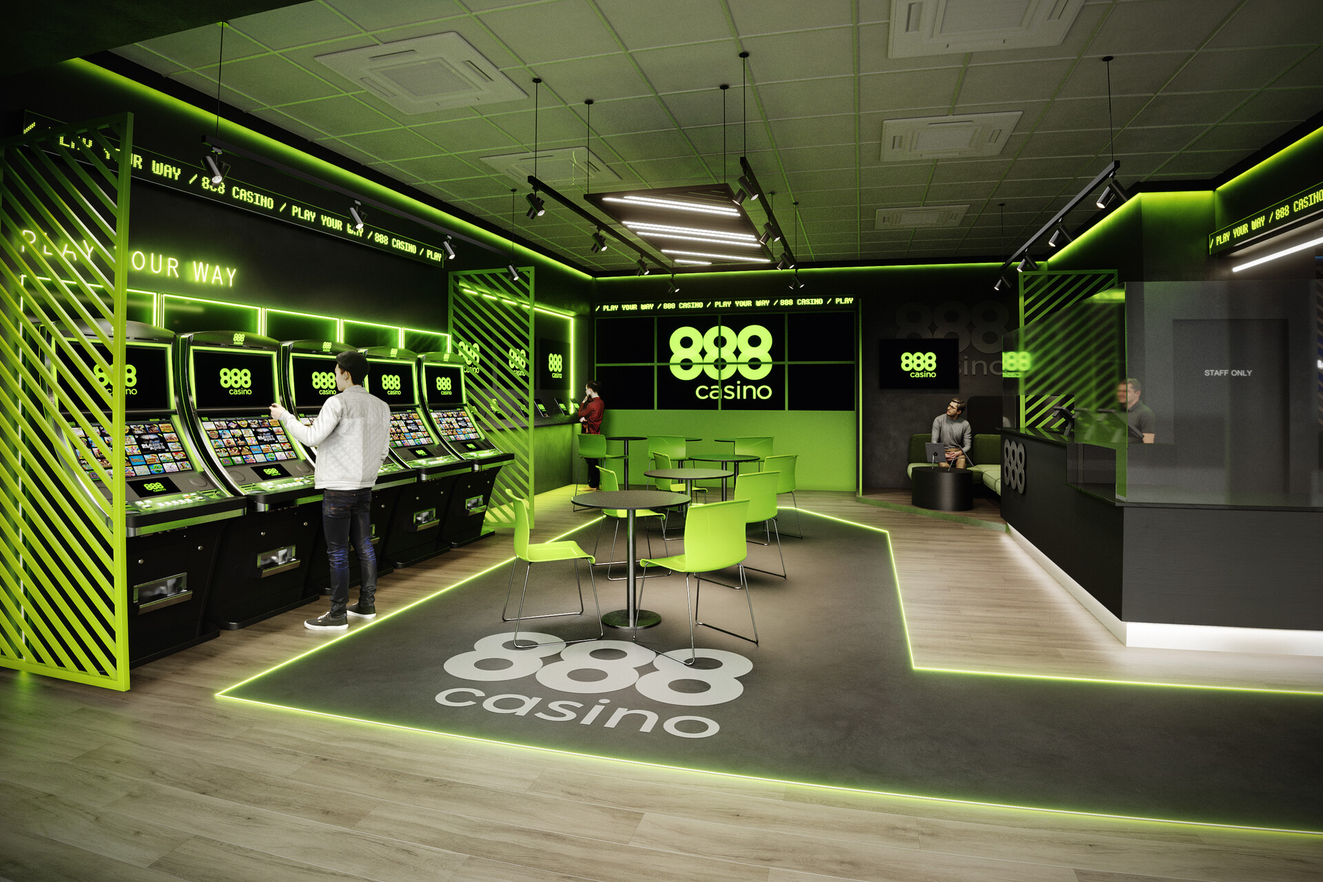 ArtStation - 888 Betting shop concept