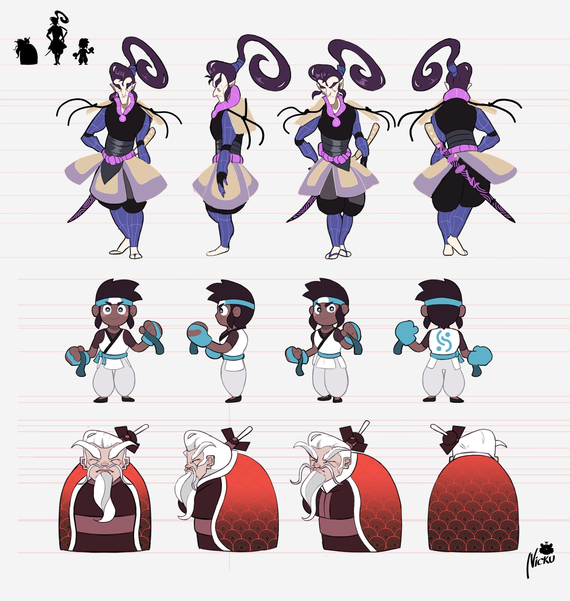 ArtStation - Character Design Studies - turn arround