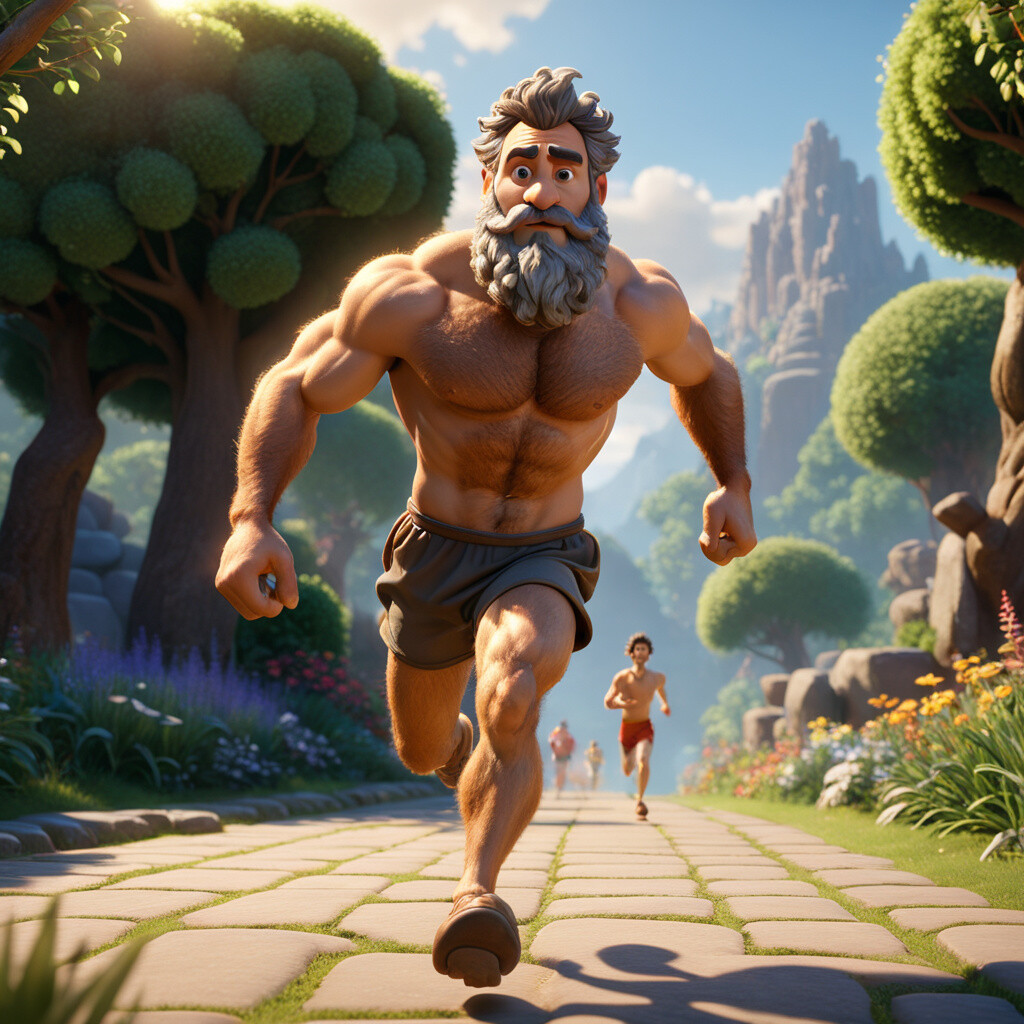 ArtStation - running exercise