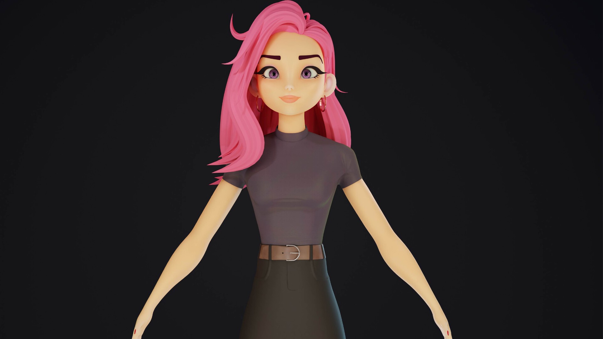 ArtStation - Stylized character - cartoon girl
