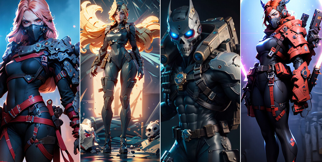 ArtStation - 200 | 4K Killer Assassin Styles V1 now in shop!