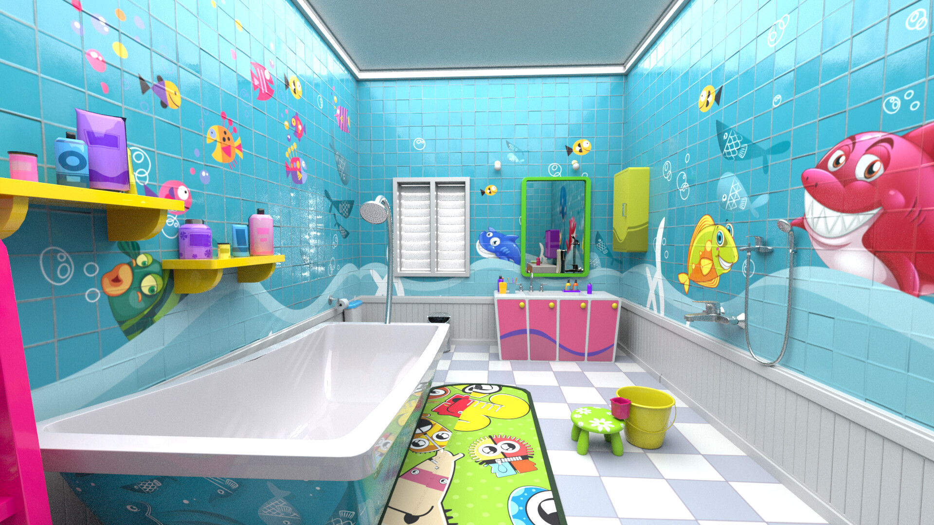 ArtStation - bathroom set