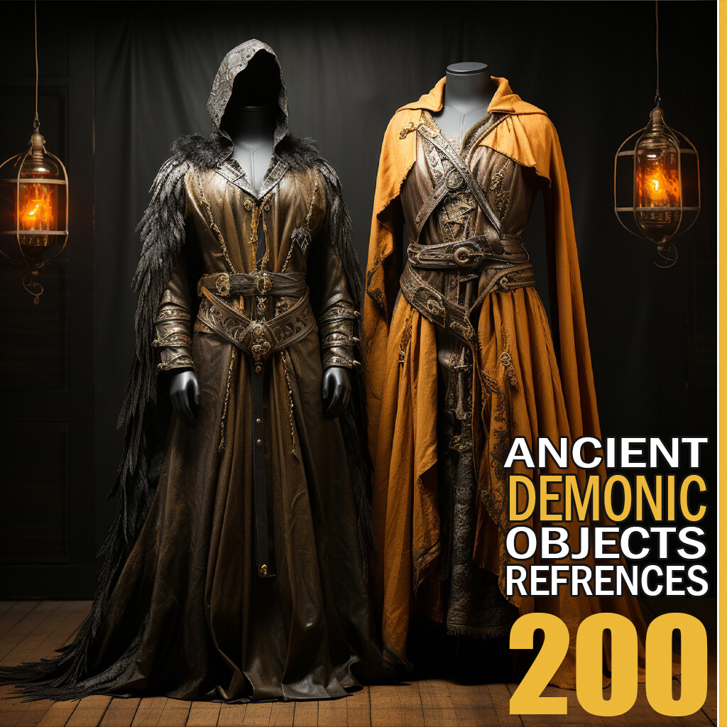 ArtStation - 200 Ancient Demonic Objects - References | 4K Res