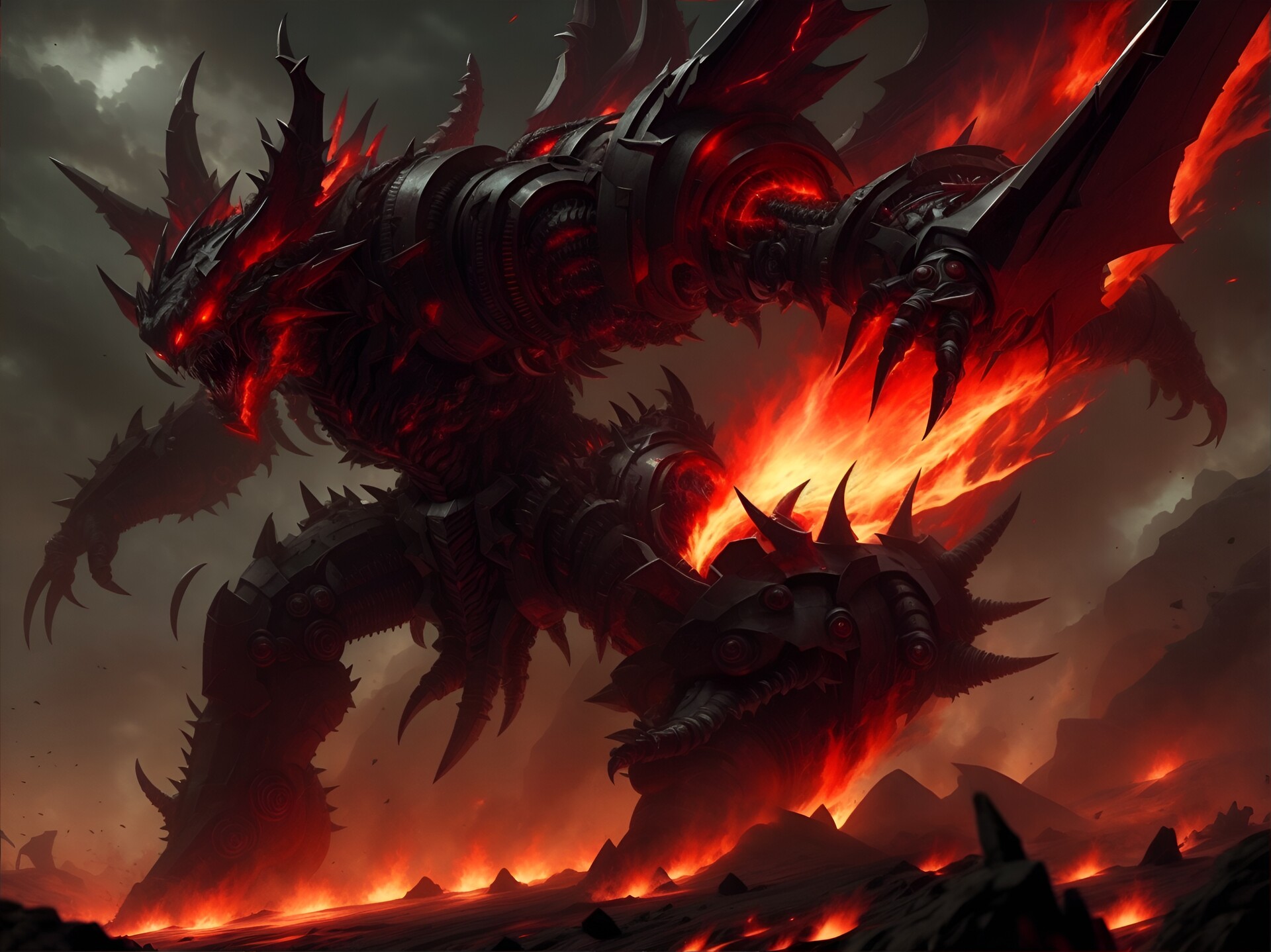 ArtStation - Boss character for game play THE LAVA Monster