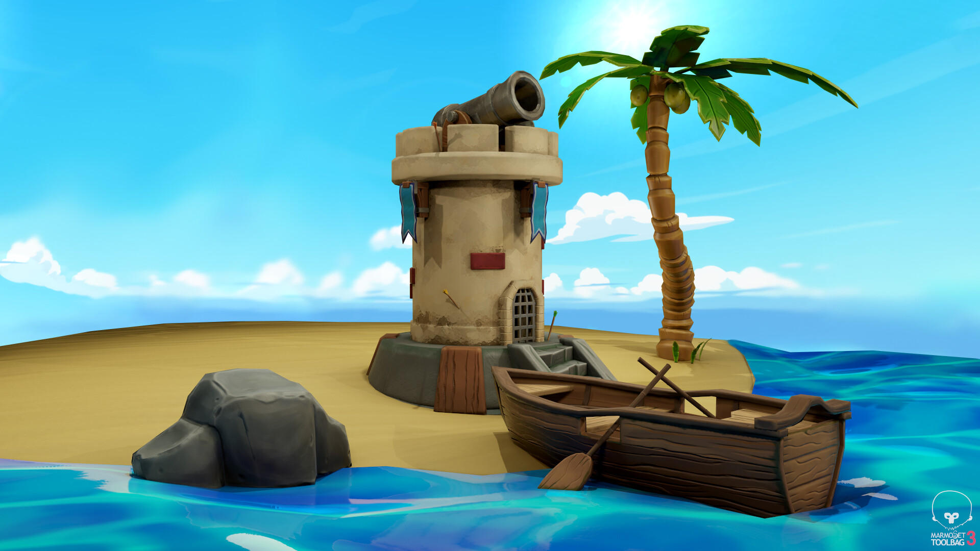 ArtStation - Stylized Island