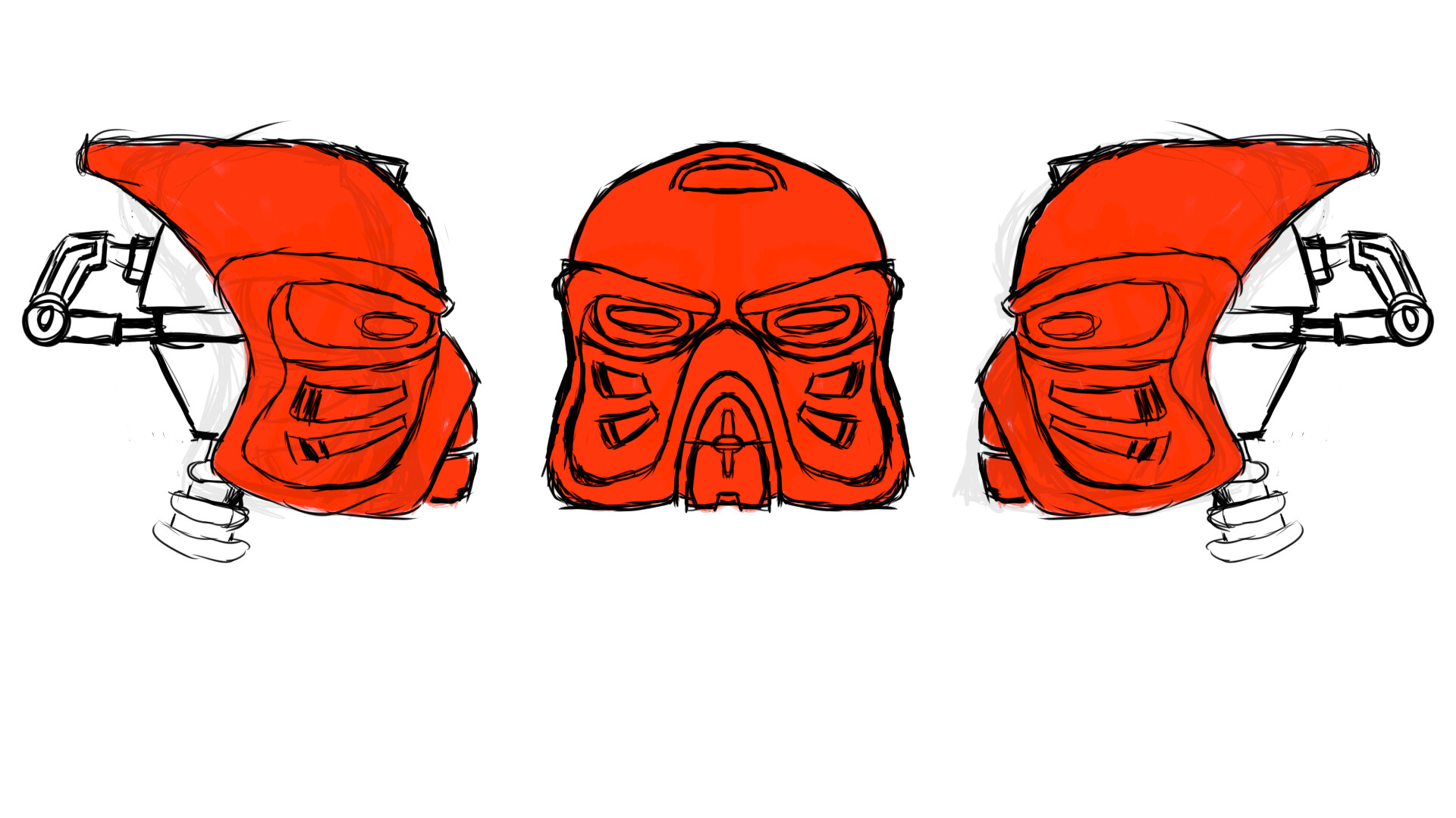 ArtStation - Bionicle Miramax Style Sketch