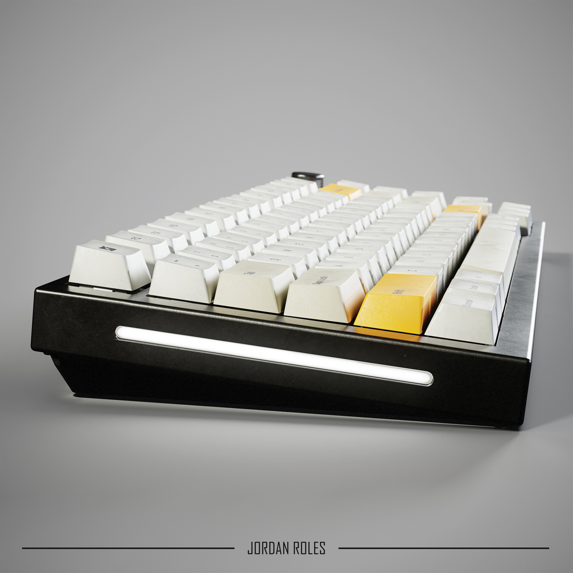 Jordan Roles Portfolio - Mechanical Keyboard (GMMK Pro) - Realistic - Cinematic Prop