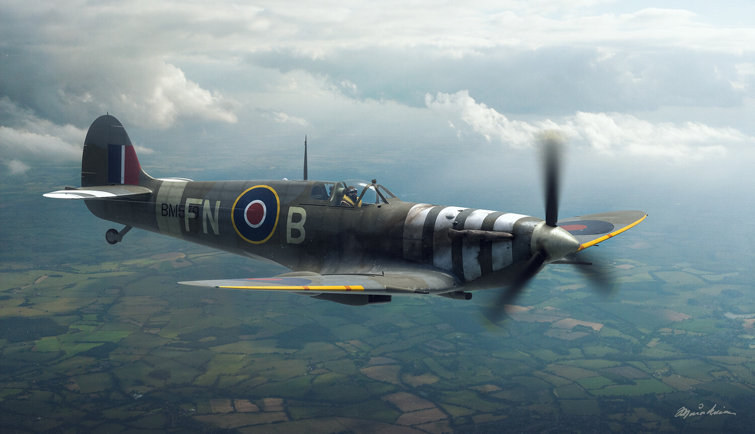 ArtStation - Spitfire 331SQN RAF