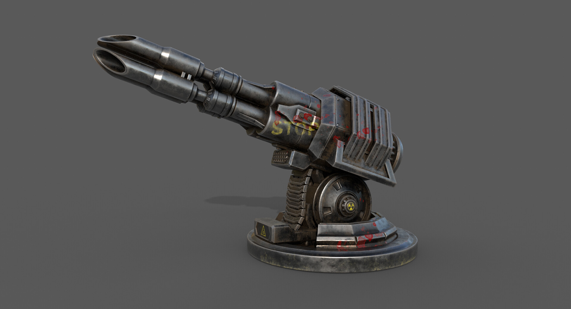 ArtStation - Sci-Fi Turret Gun