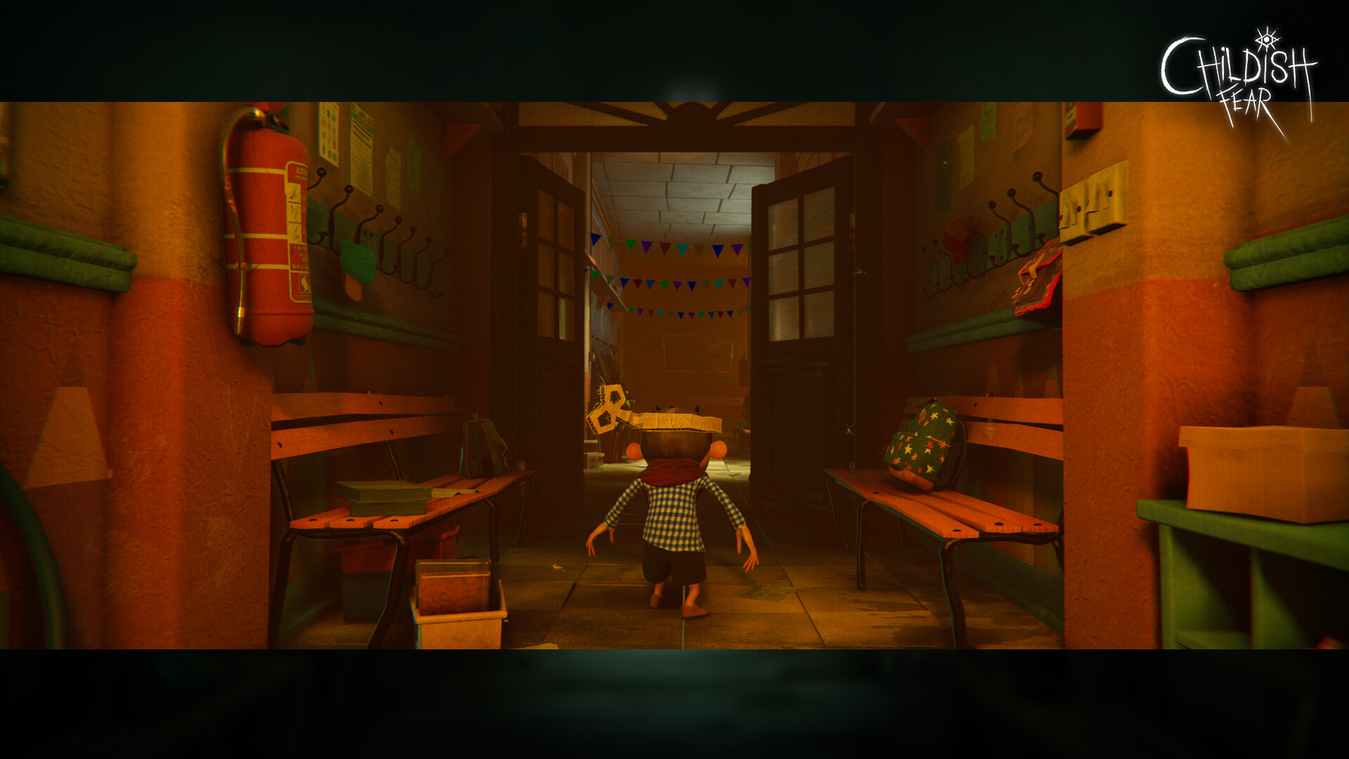 Blanc Félix - Childish Fear - boy in the entry