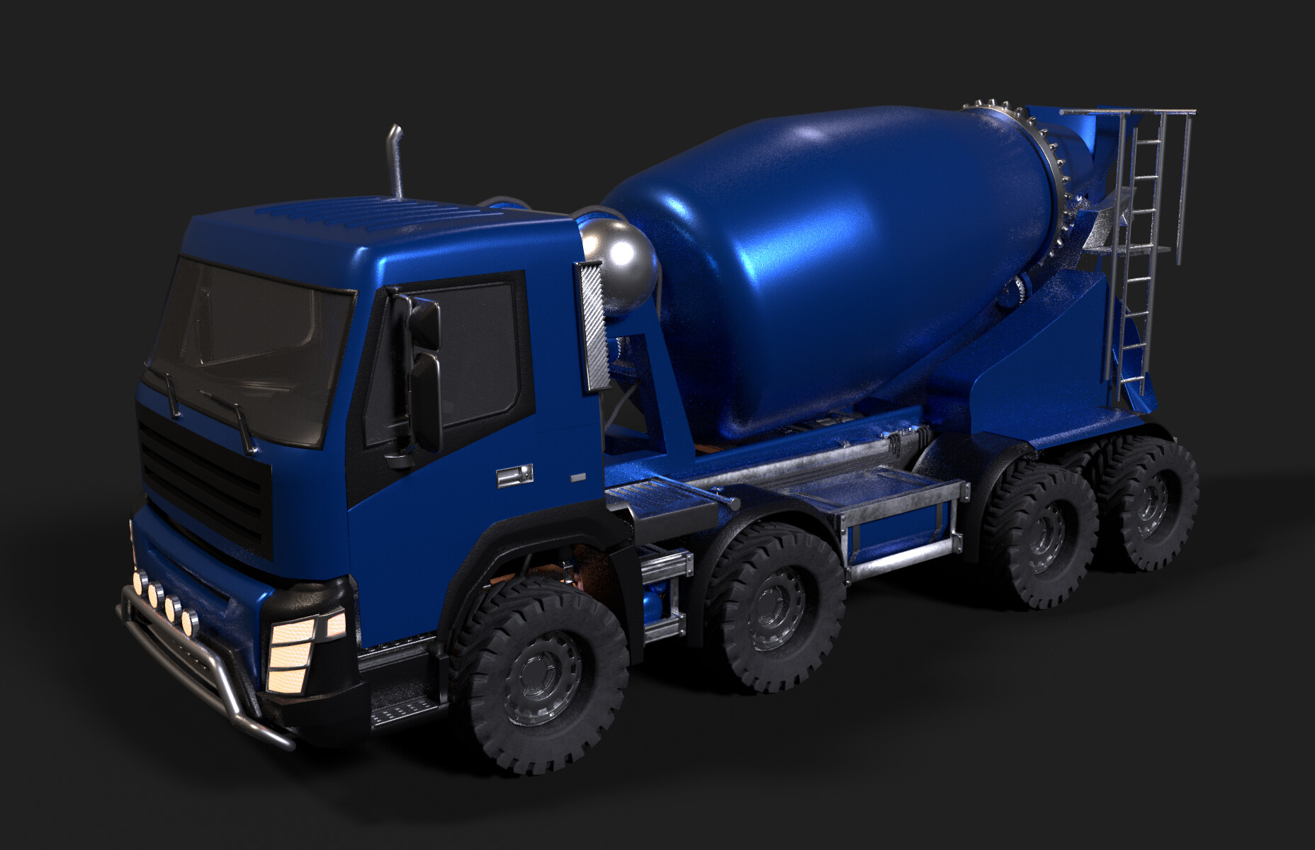 ArtStation - Concrete Truck My 3D Model