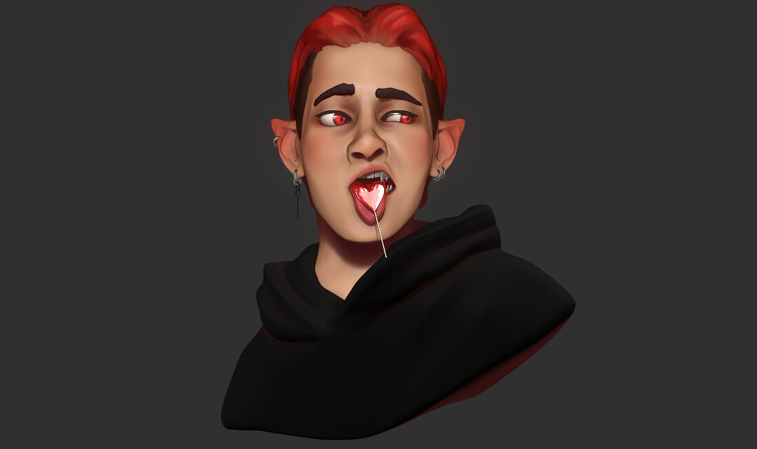 ArtStation - Vampire kid - Zbrush