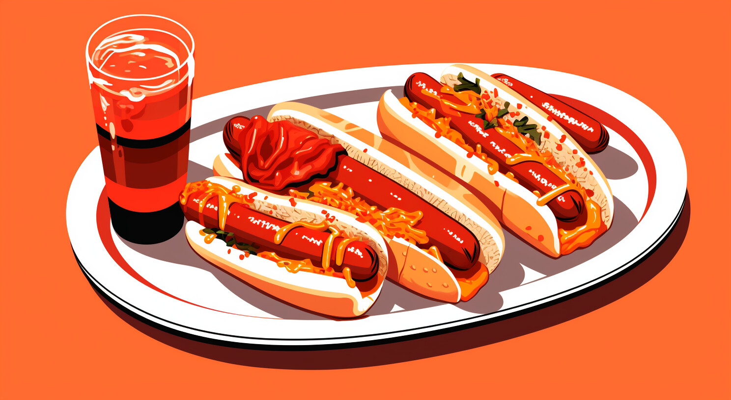 ArtStation - Hot Dogs On a Tray
