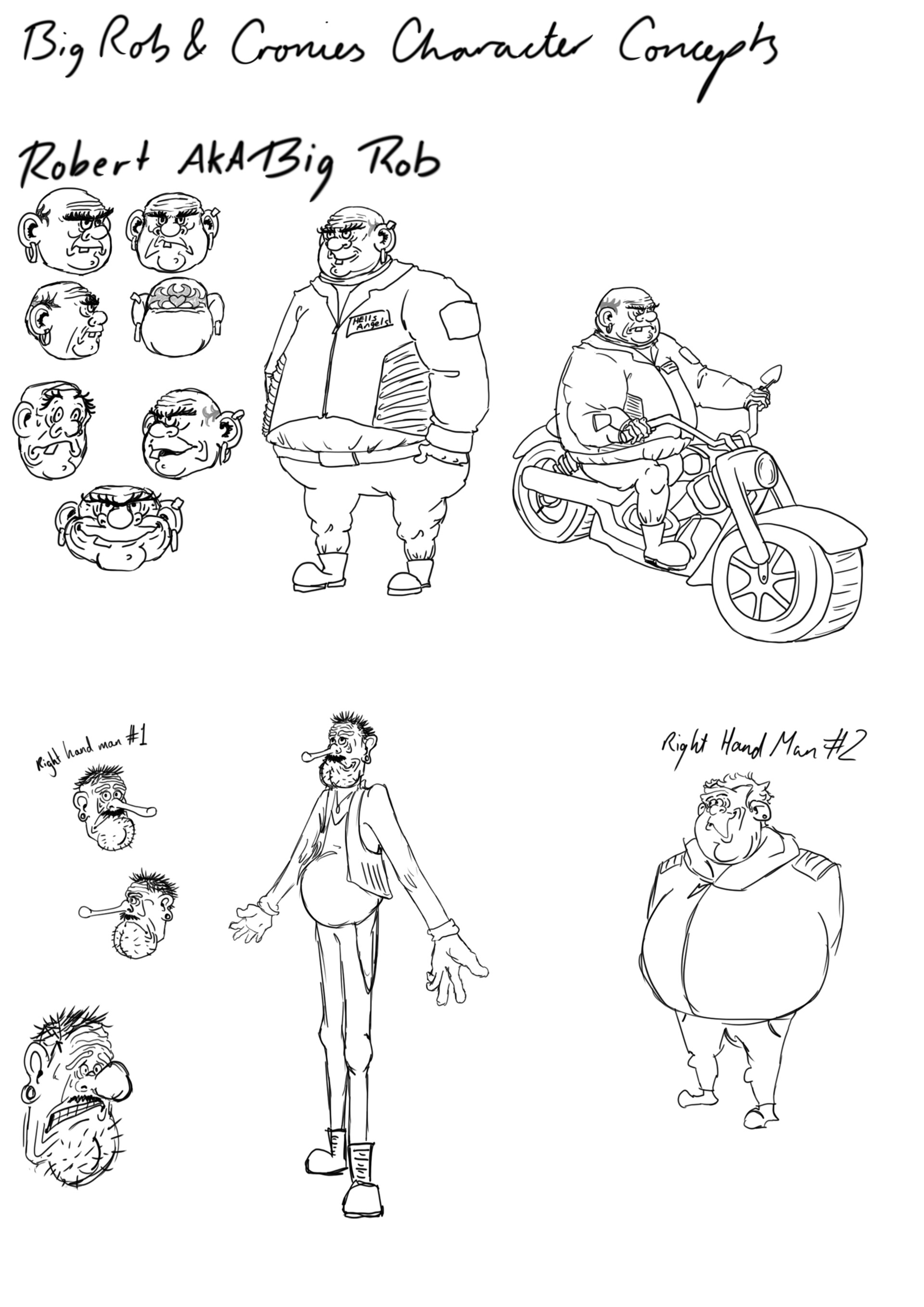 ArtStation - 'Hell's Chippy' Character Concepts