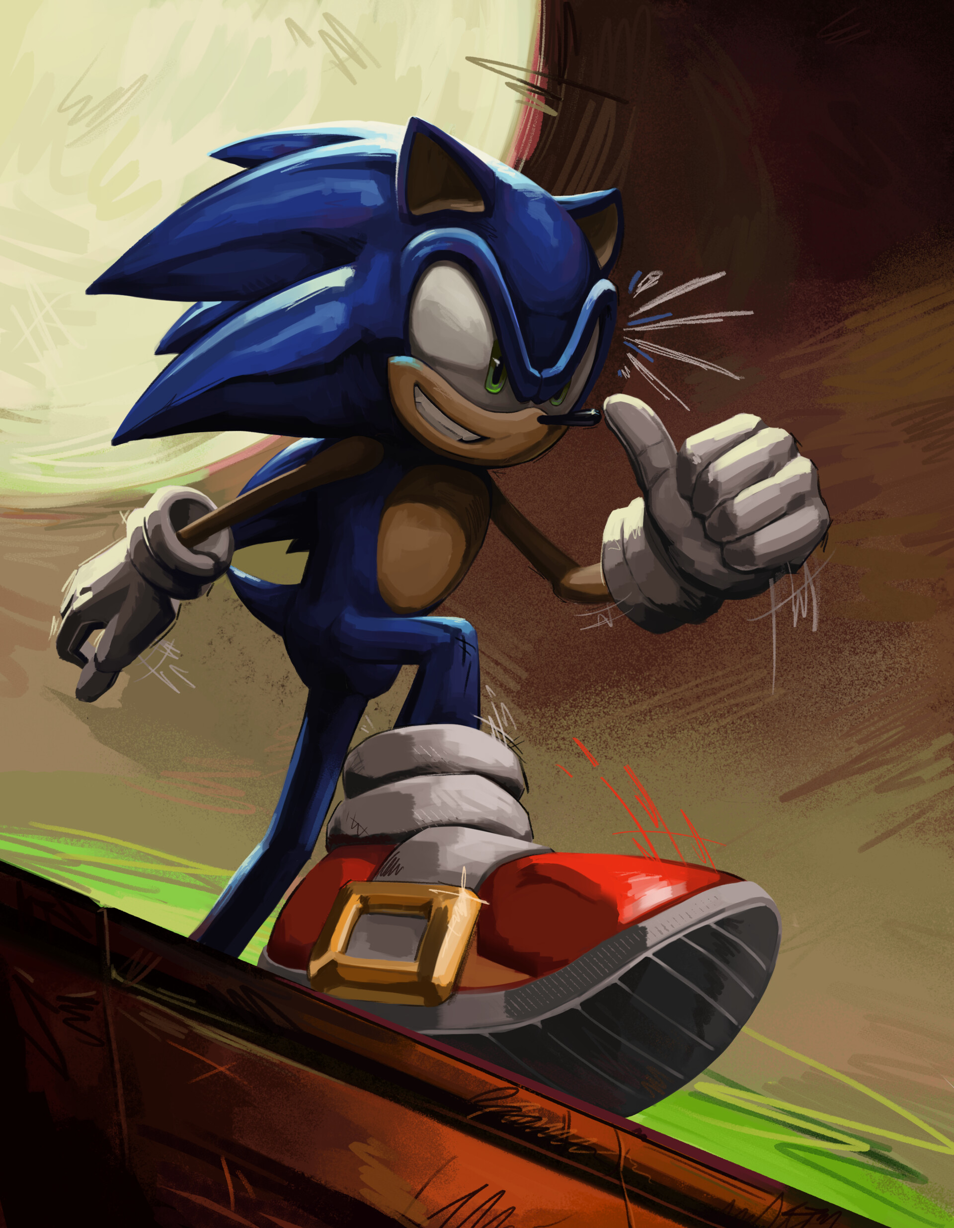 ArtStation - Sonic x TMNT Fan Art