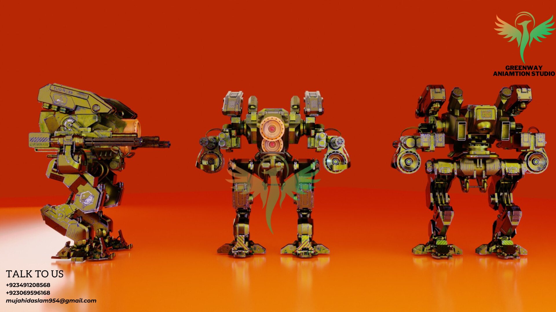 ArtStation - "Chapie" 3D Realistic Robot Art