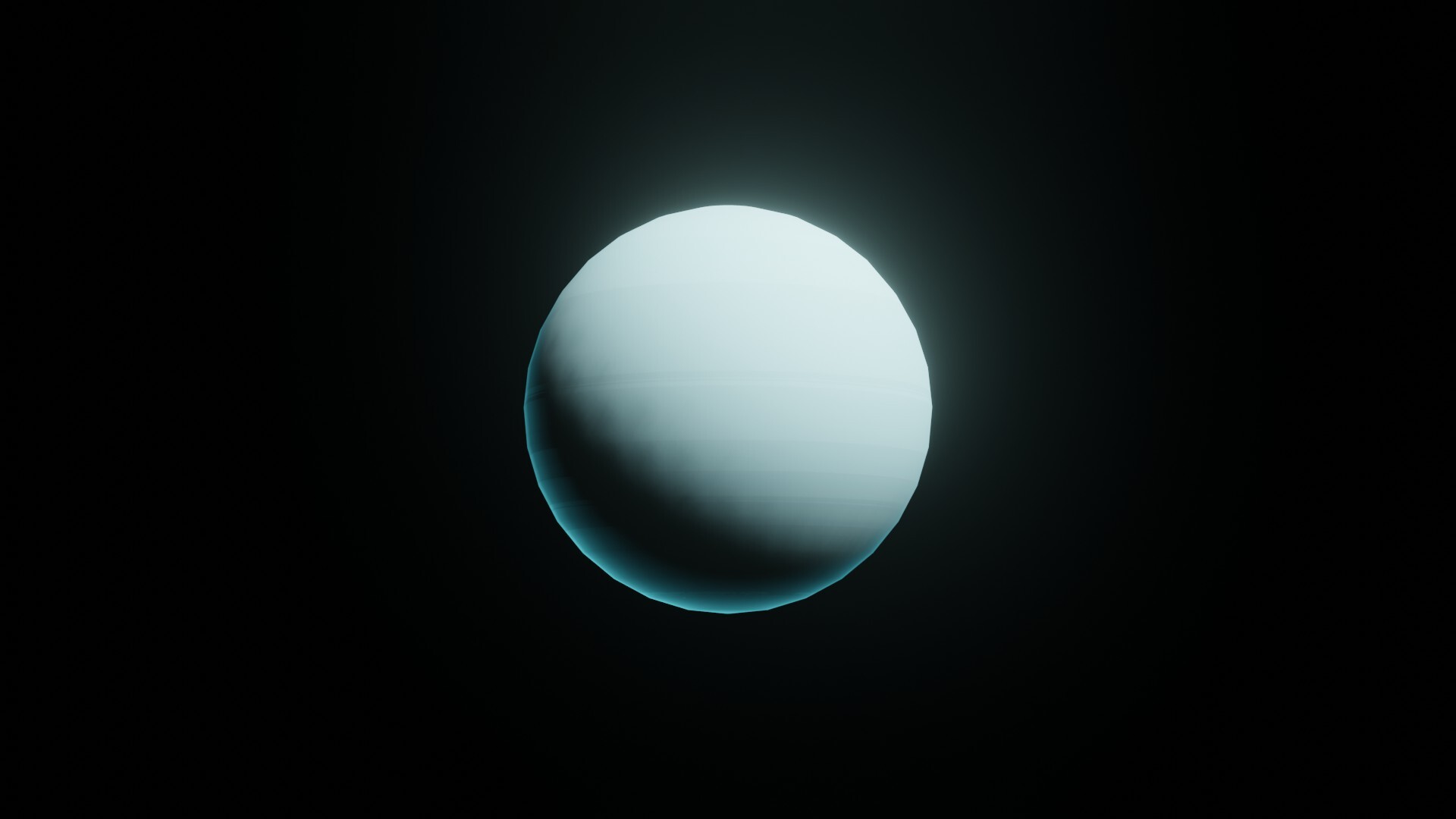 3D Disco - Stylized Planet Uranus 3D Model 2k/4k/8k Textures