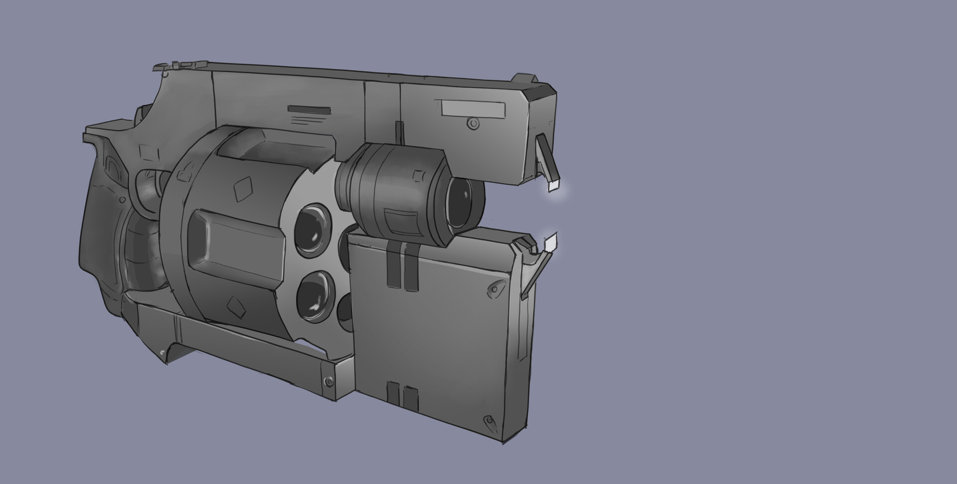 ArtStation - Gun study