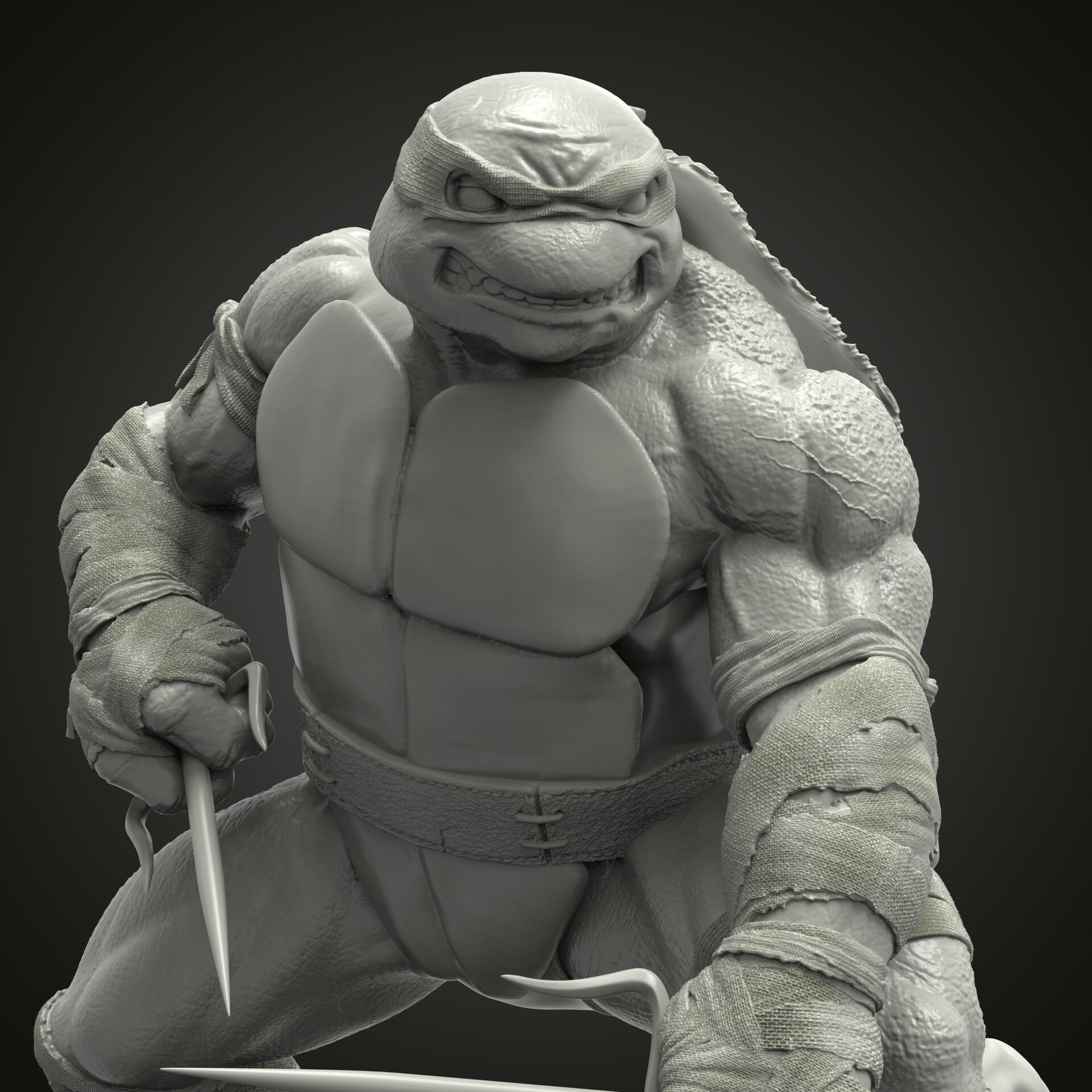 ArtStation - TMNT diorama - 1/4 RAPH