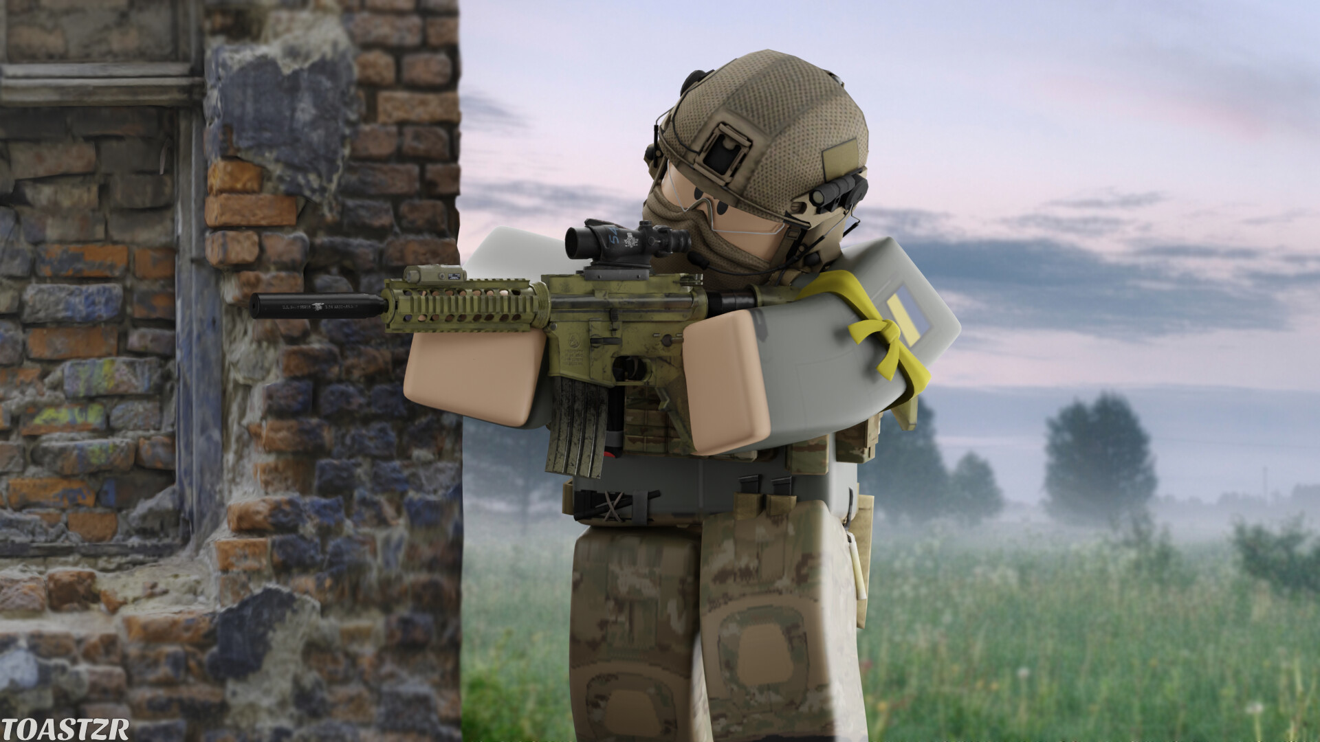 ArtStation - Ukrainian Soldier Thumbnail