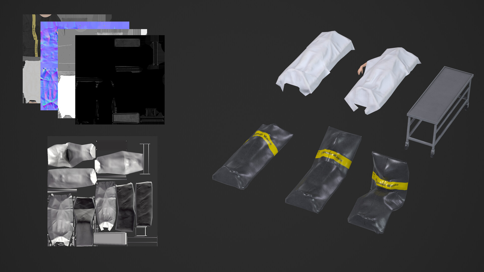 Celil Muştu - Corpse Models - Game Ready