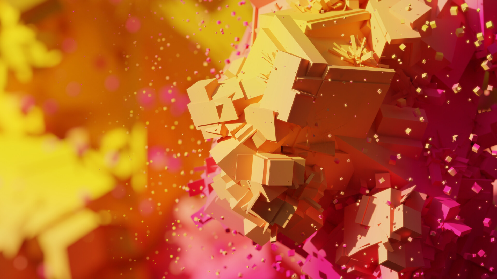 ArtStation - Cube Explosion