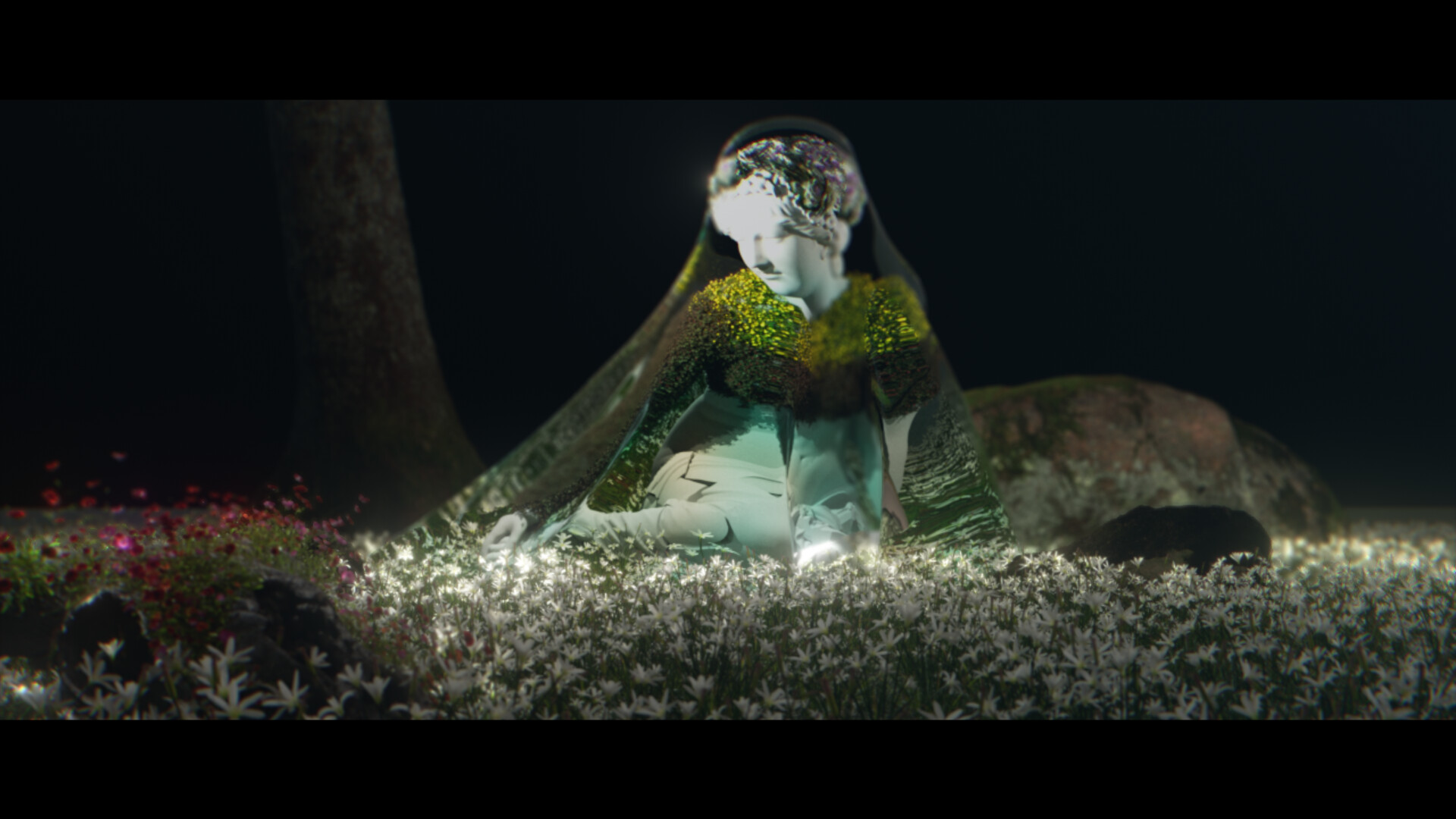 ArtStation - Houdini Statue flower