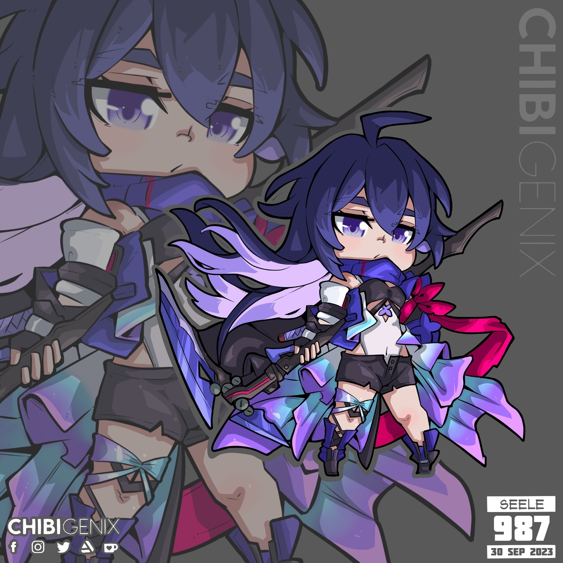ArtStation - 987: Seele [Honkai Star Rail]