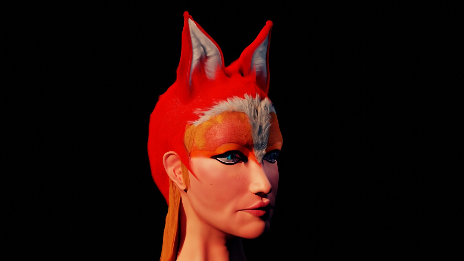 Pantheon_3d - Female Fox Character
