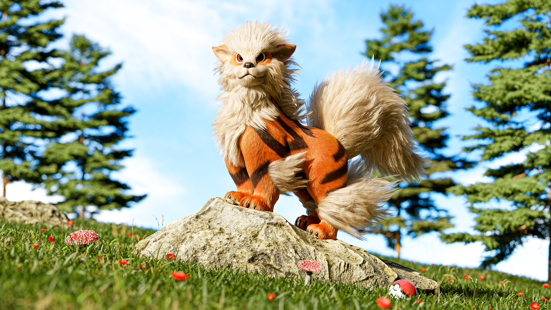 ArtStation - Wild Arcanine