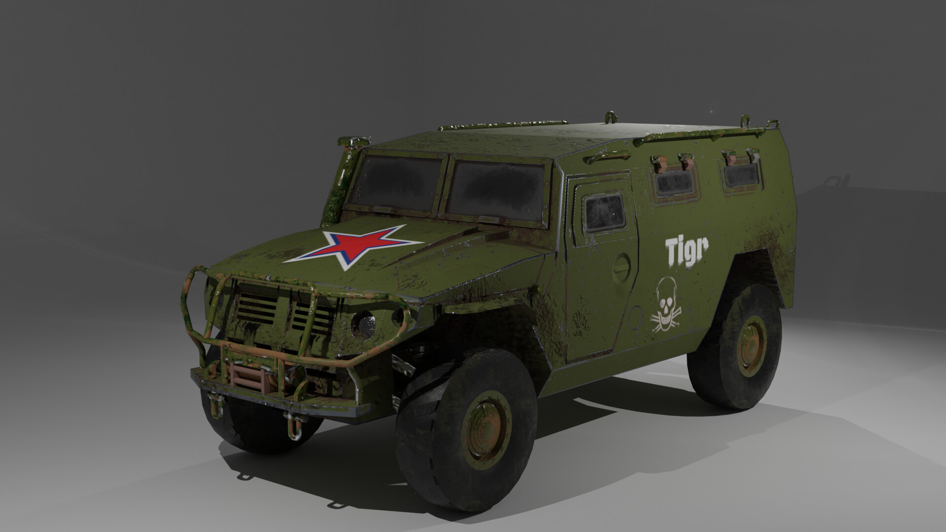 ArtStation - GAZ Tigr