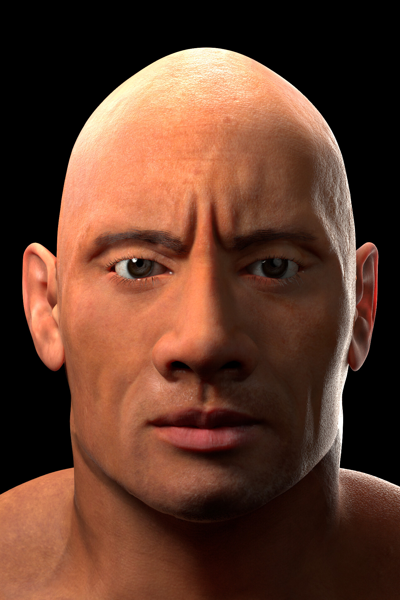 Eamon Nichols - The Rock CG Render