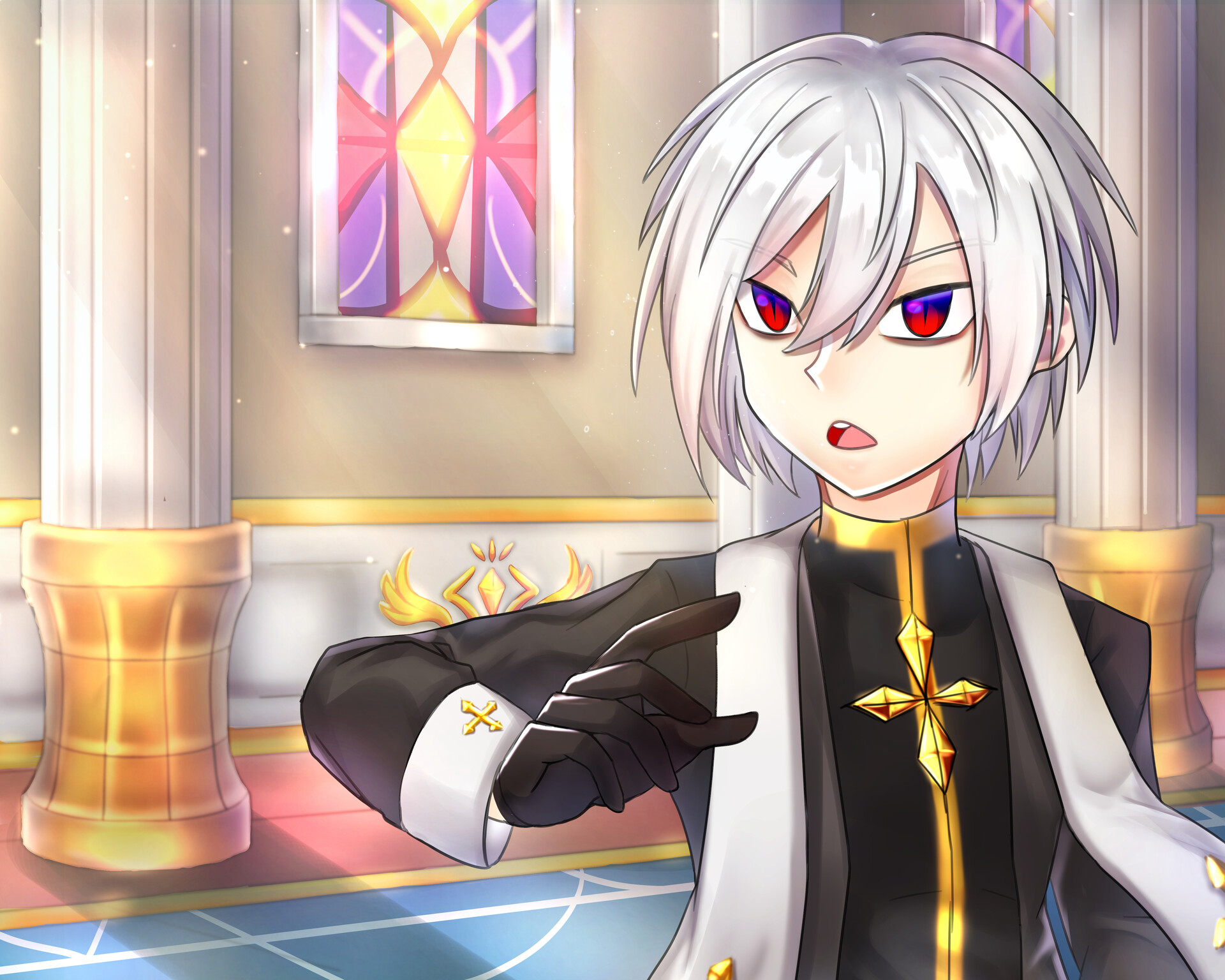 ArtStation - Priest illustration process