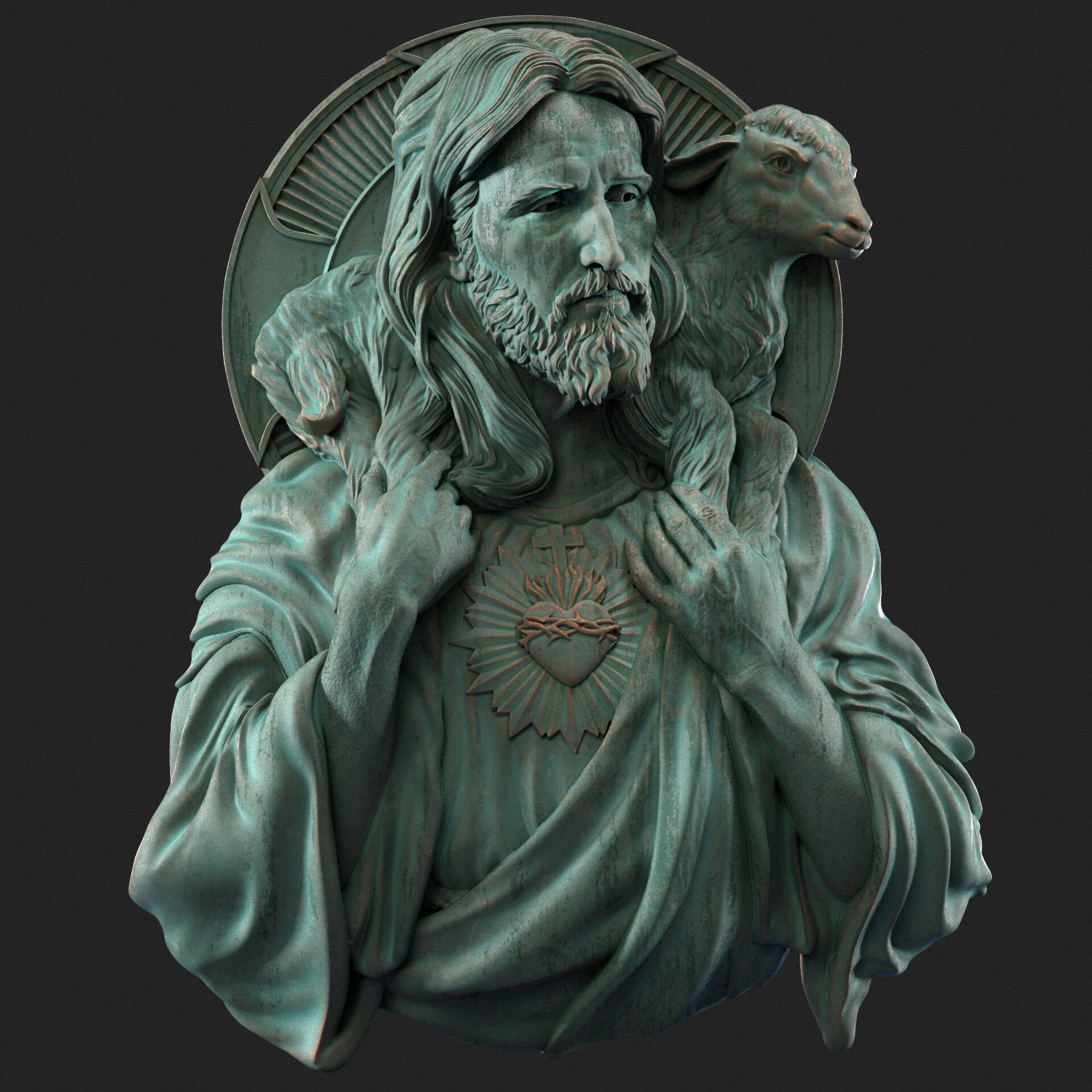ArtStation - Jesus Relief 04