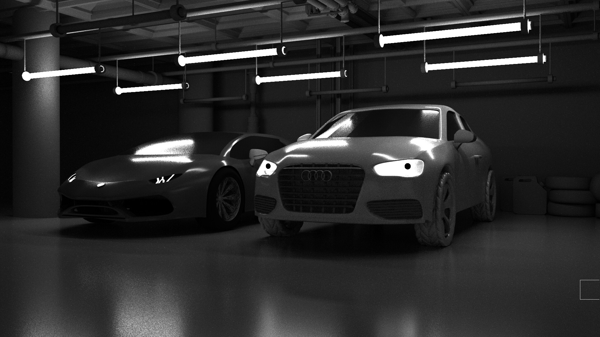 ArtStation - CAR GARAGE