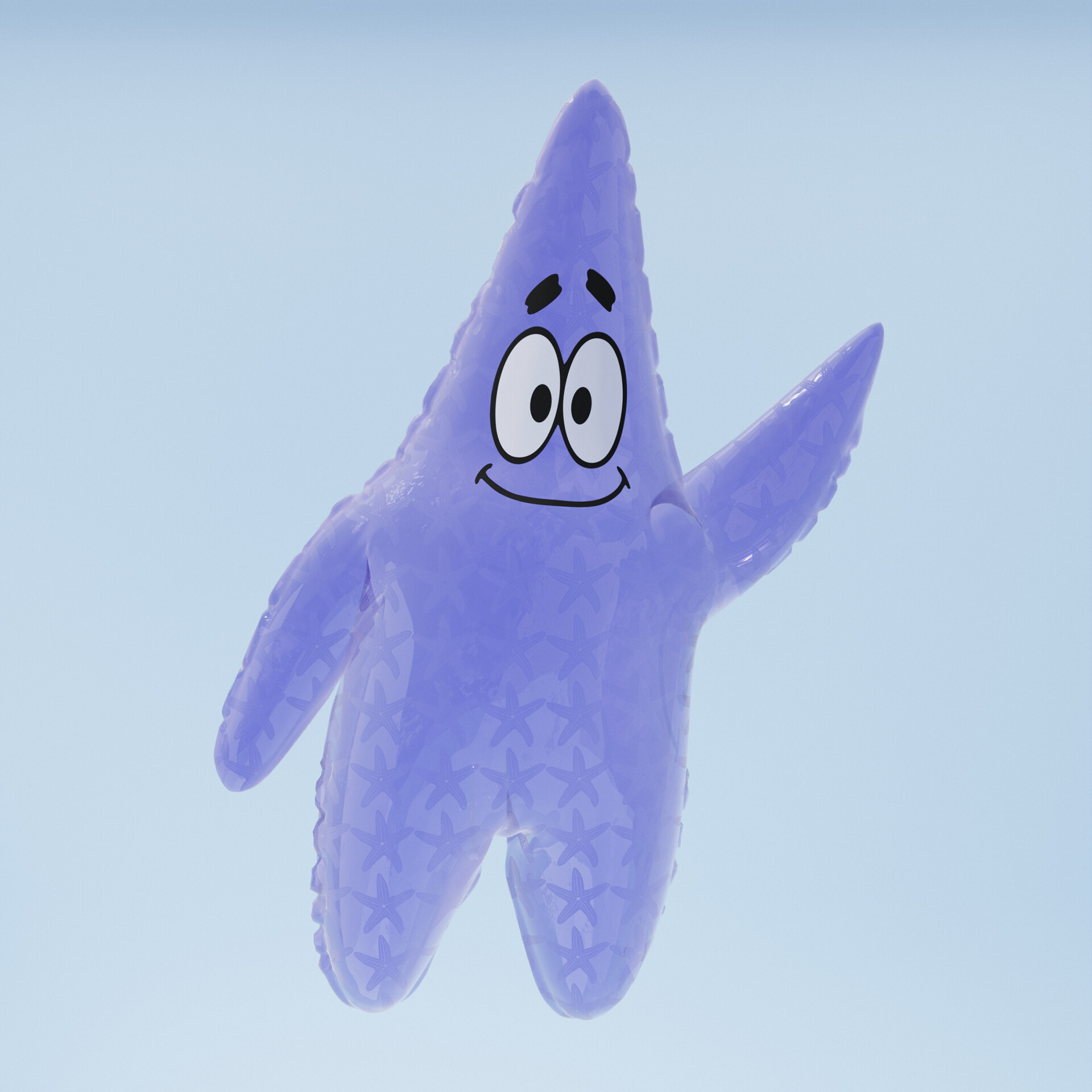 ArtStation - Patrick Star 3D Blender Inflated