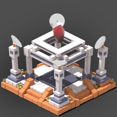 ArtStation - Isometric sky alter