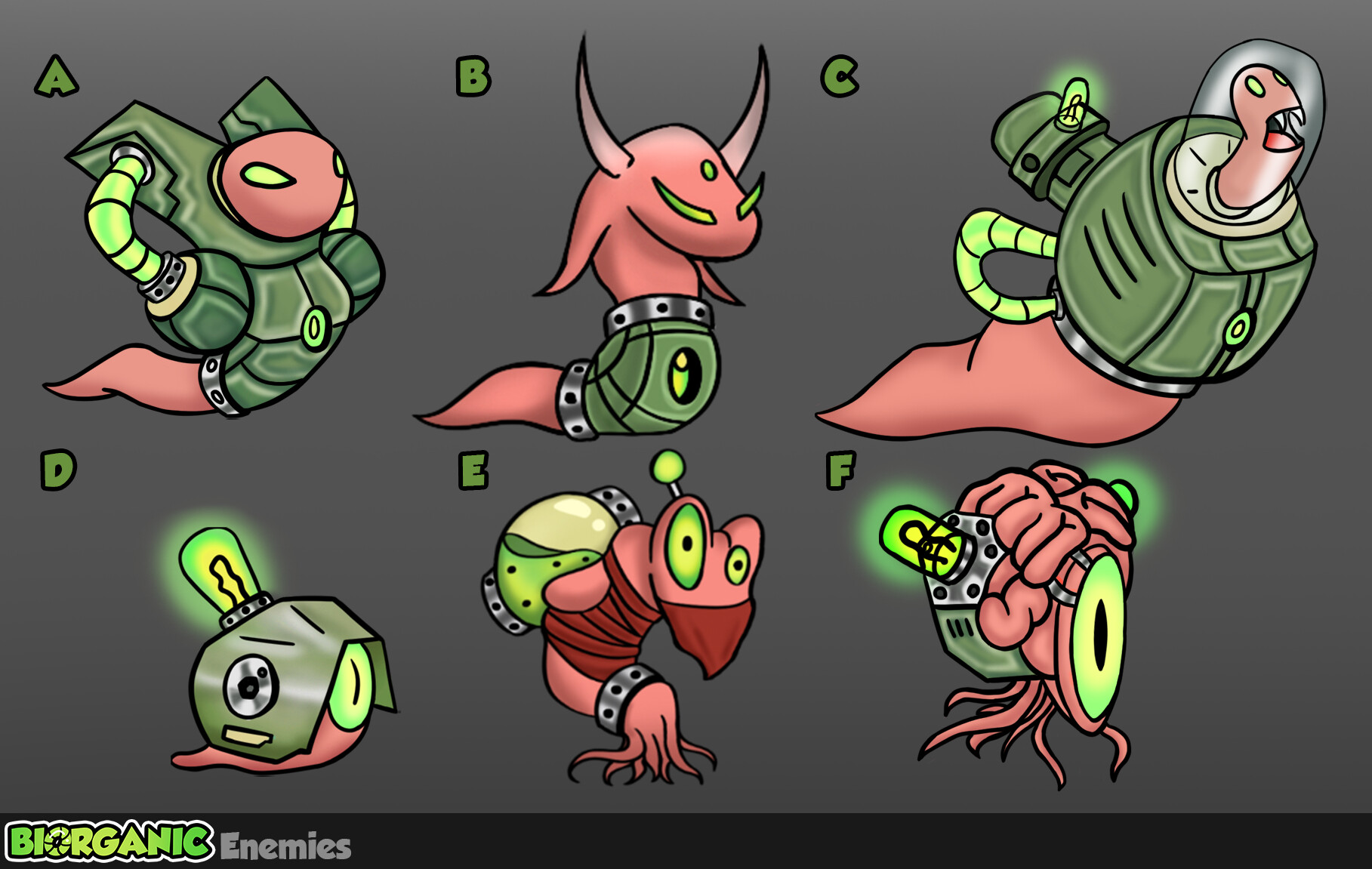 ArtStation - Biorganic: Enemies