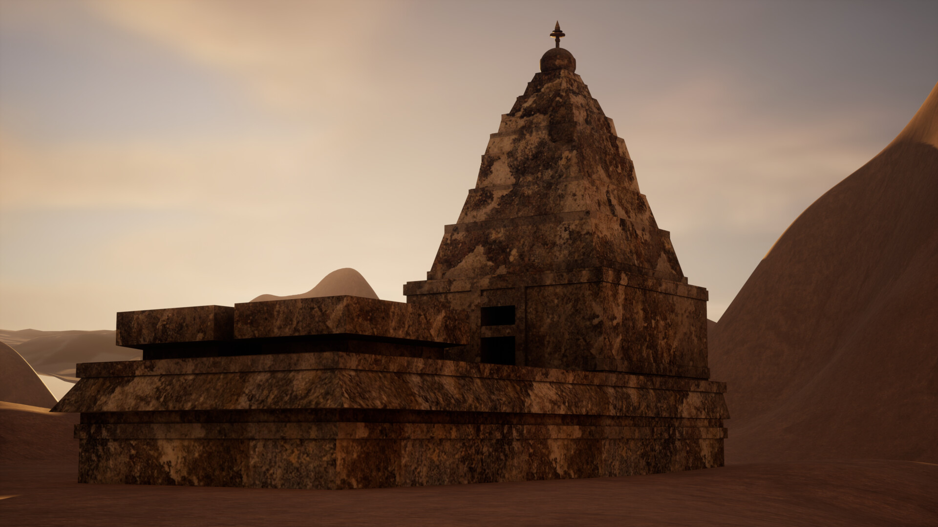 ArtStation - Temple Scene