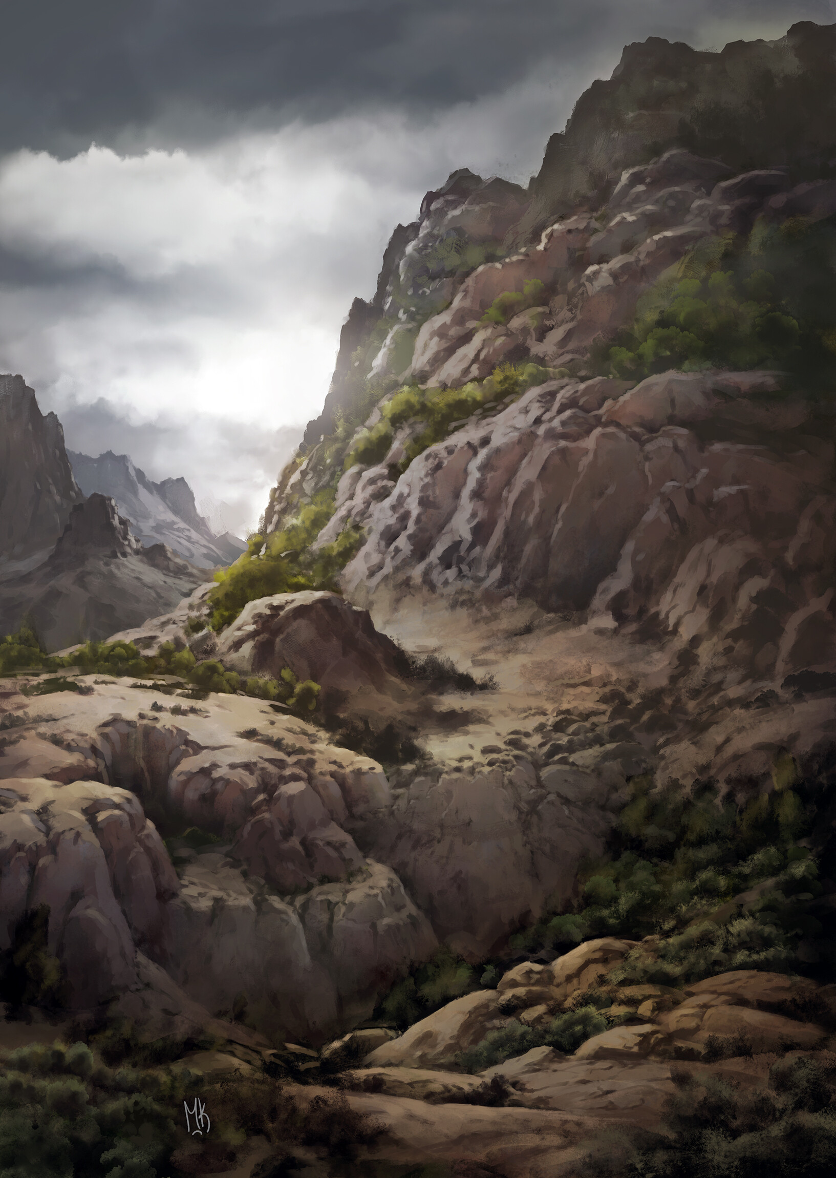 ArtStation - Mountain & Rocks