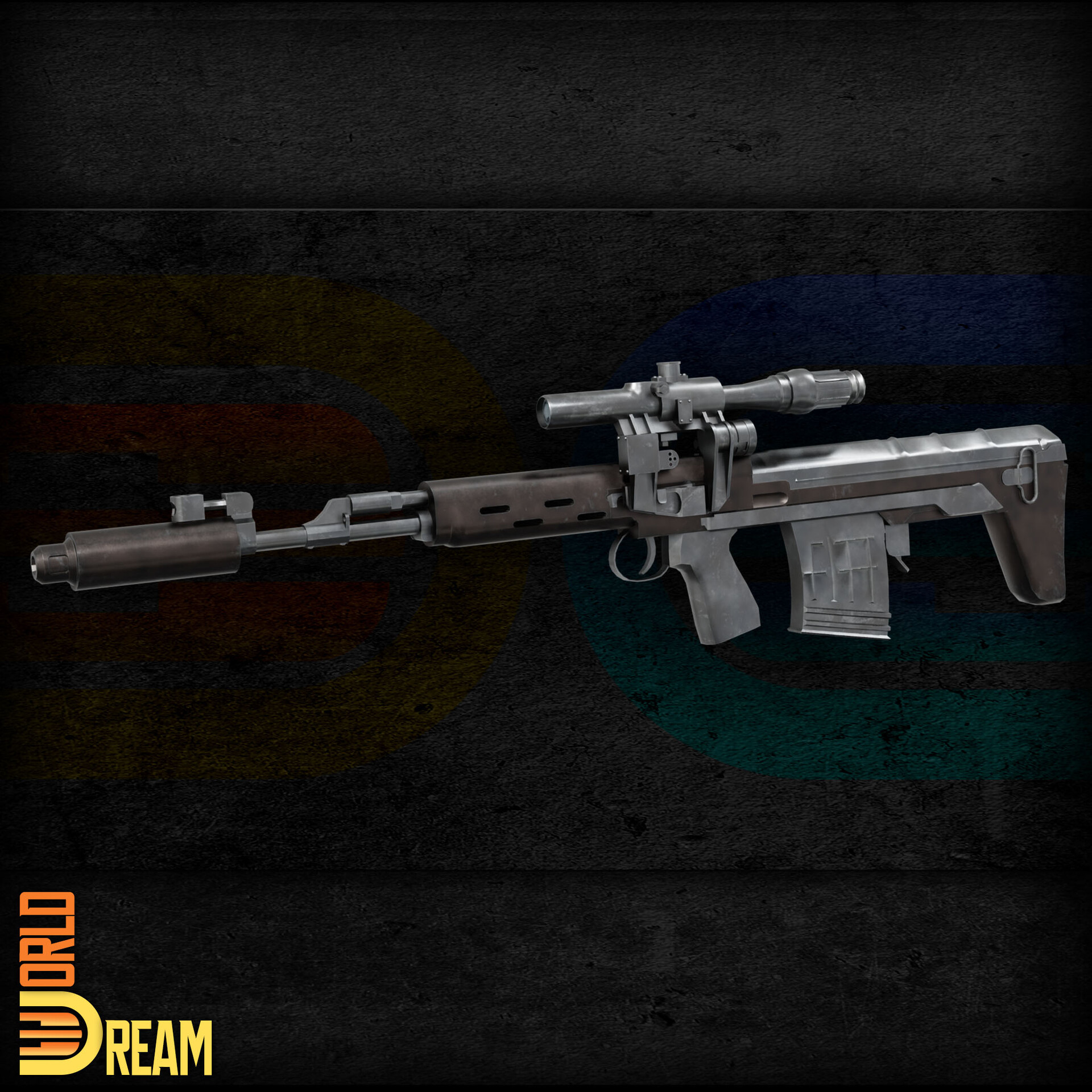 ArtStation - 20 Realistic Gun 3D Models with Textures | Game Ready | Vol 3