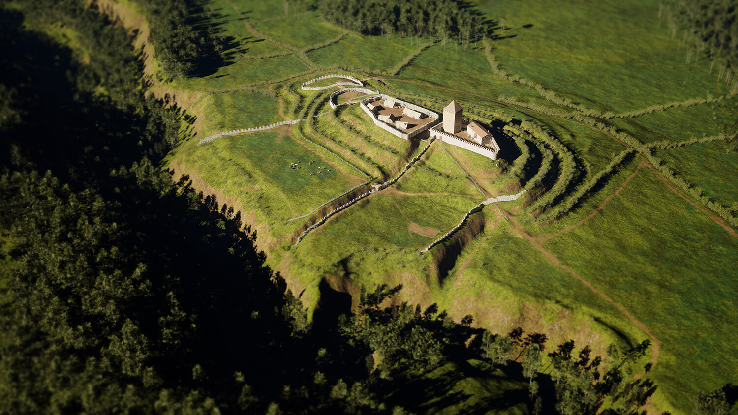 ArtStation - 12th century castle Andechs