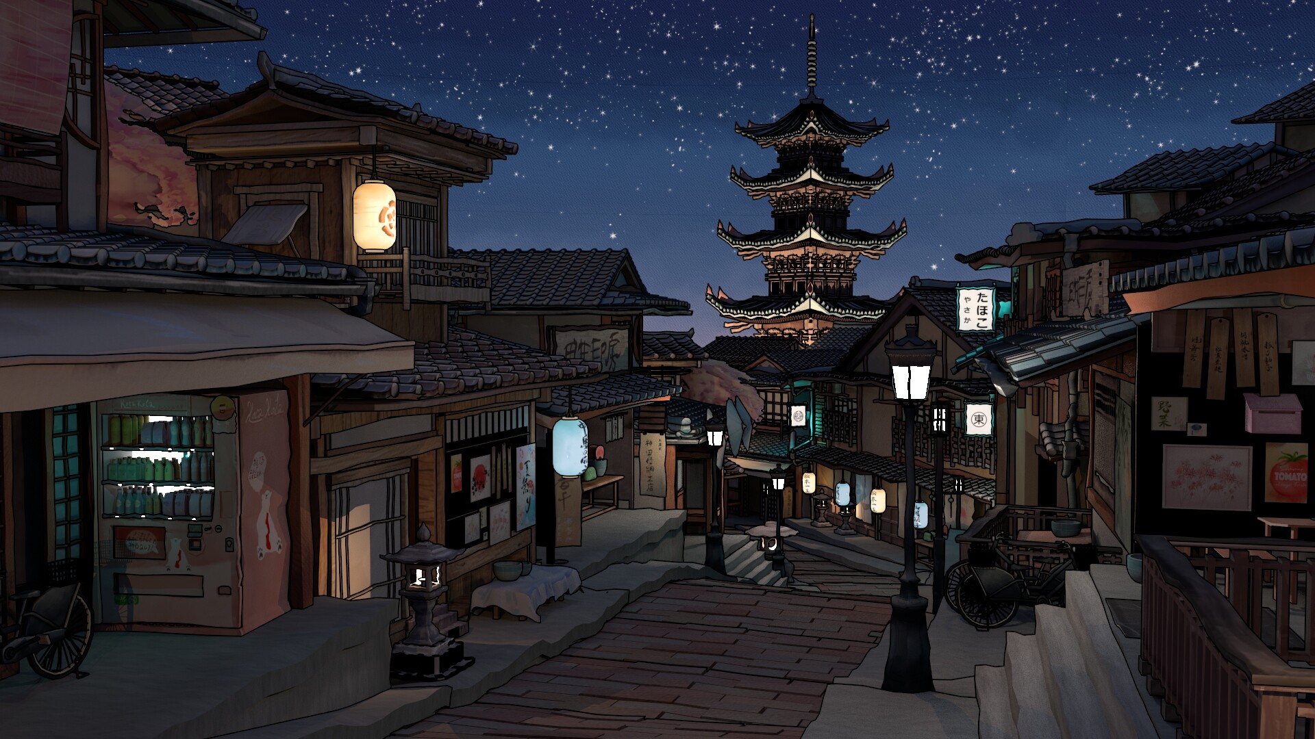 ArtStation - Kyoto City Kitbash