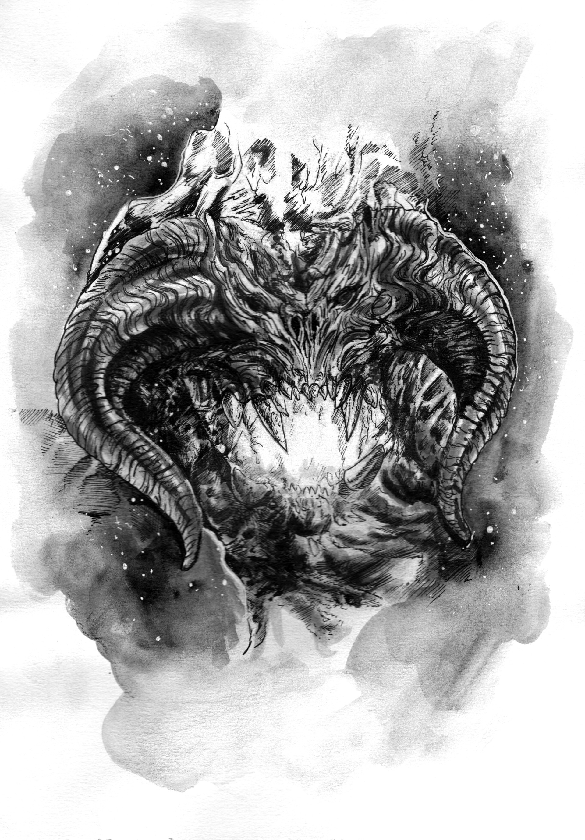 Balrog Of Morgoth Drawing