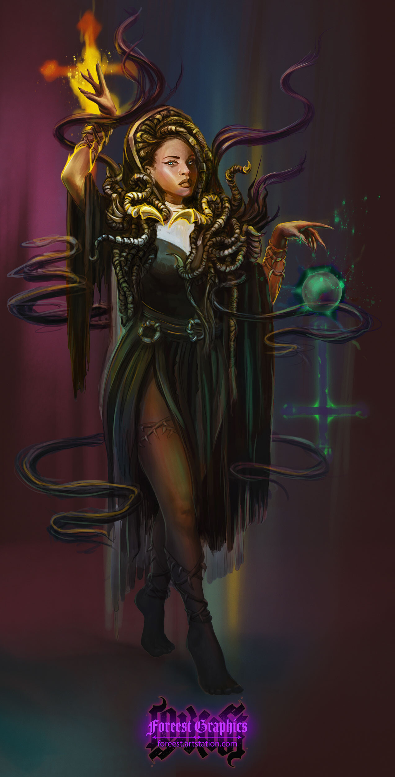ArtStation - Killer Witch Nun