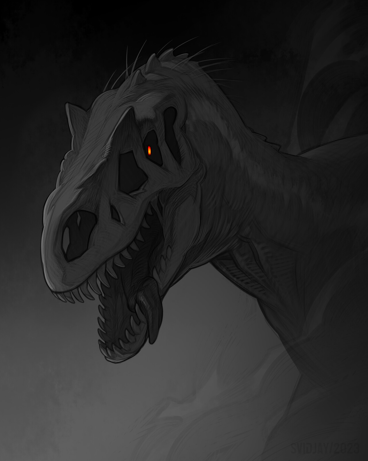 ArtStation - Zombie Allosaurus