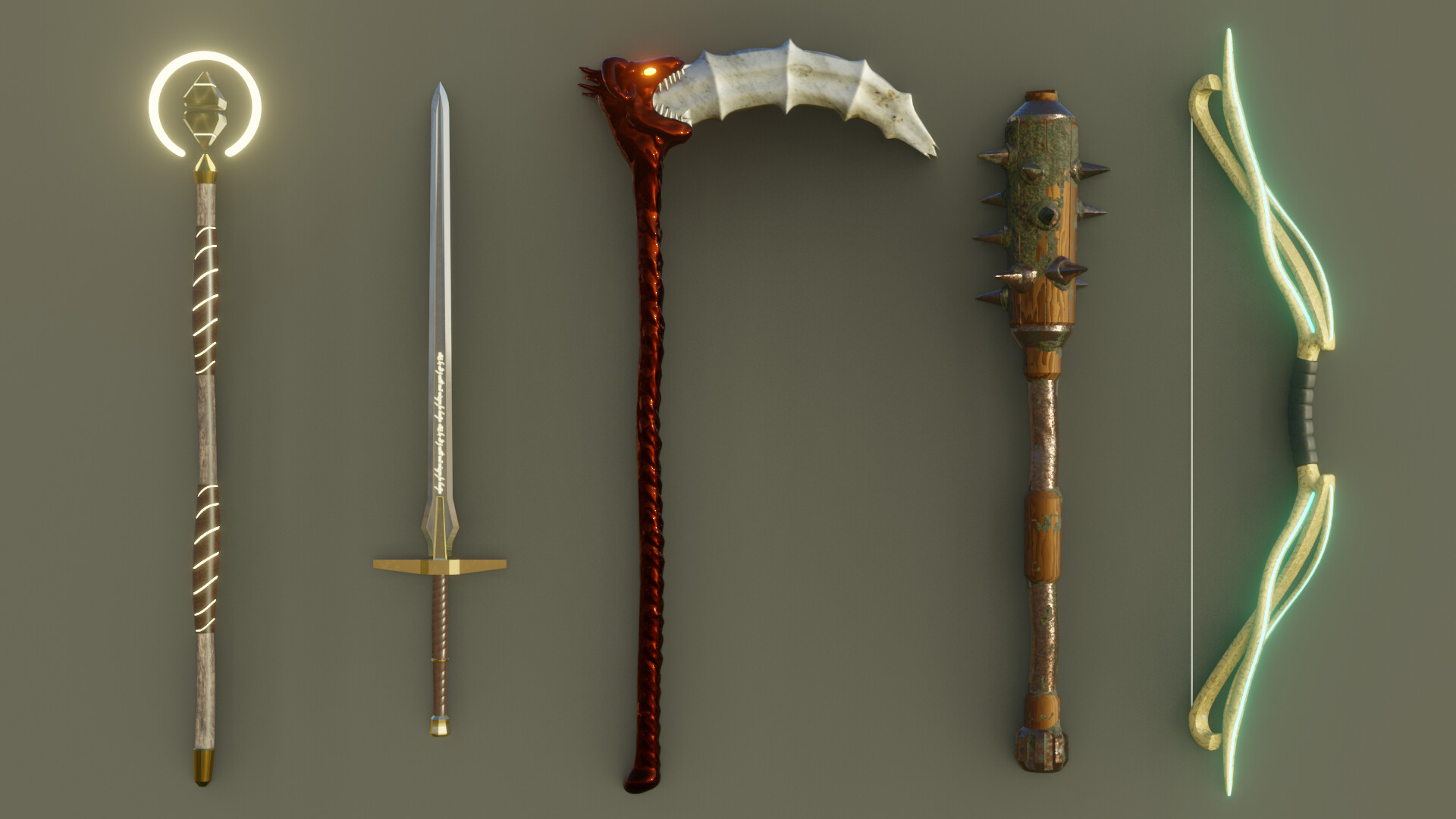 ArtStation - Fantasy Weapons Asset Pack