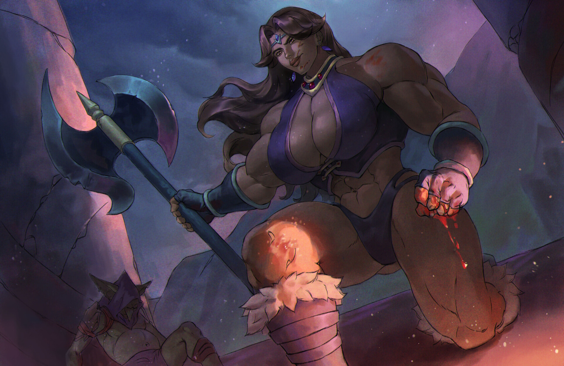 ArtStation - Amazon Warrior from Goblin Slayer